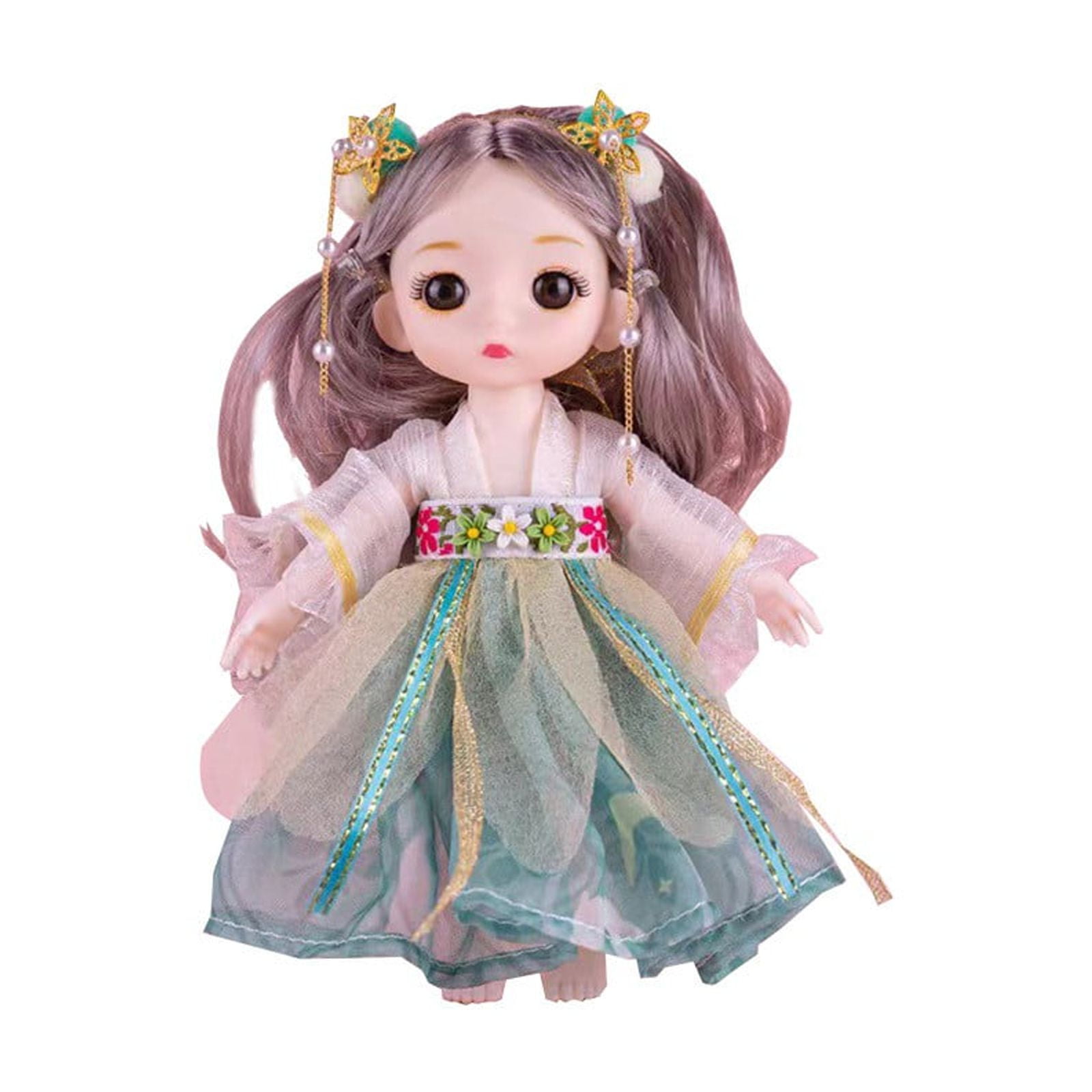 6 Inch Princess Girl Mini Dolls, Small Princess Dolls, Little Girl ...