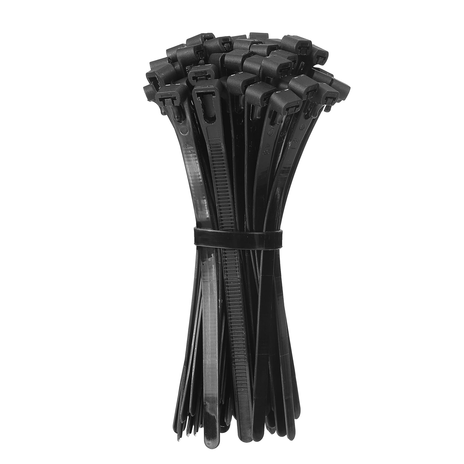 6 Inch Releasable Cable Ties Adjustable Zip Ties Removable Indoor ...