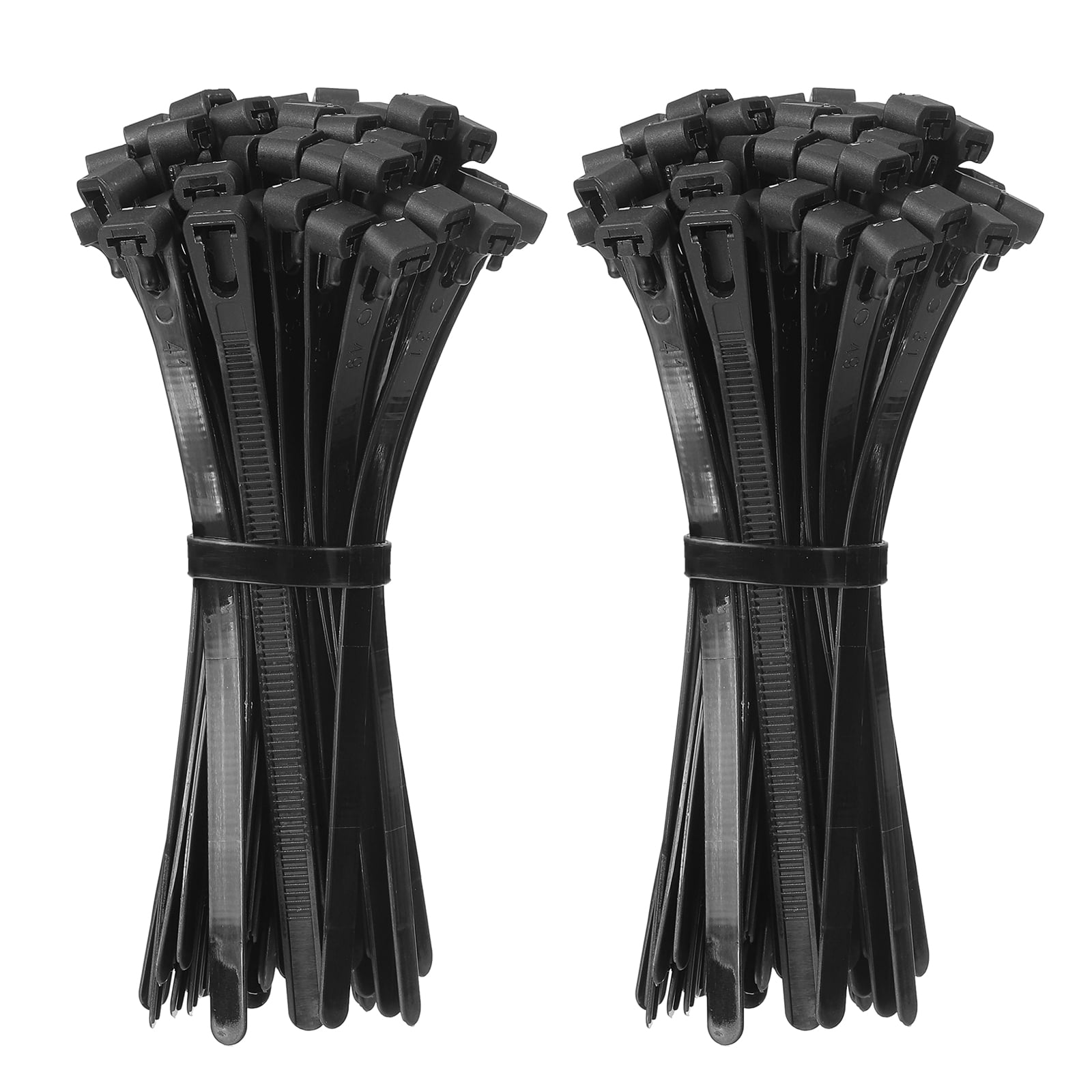 6 Inch Releasable Cable Ties Adjustable Zip Ties Removable Indoor ...