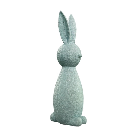 6 Inch Resin Bunny Figurine, Colorful Rabbit Figurines, Modern Art ...
