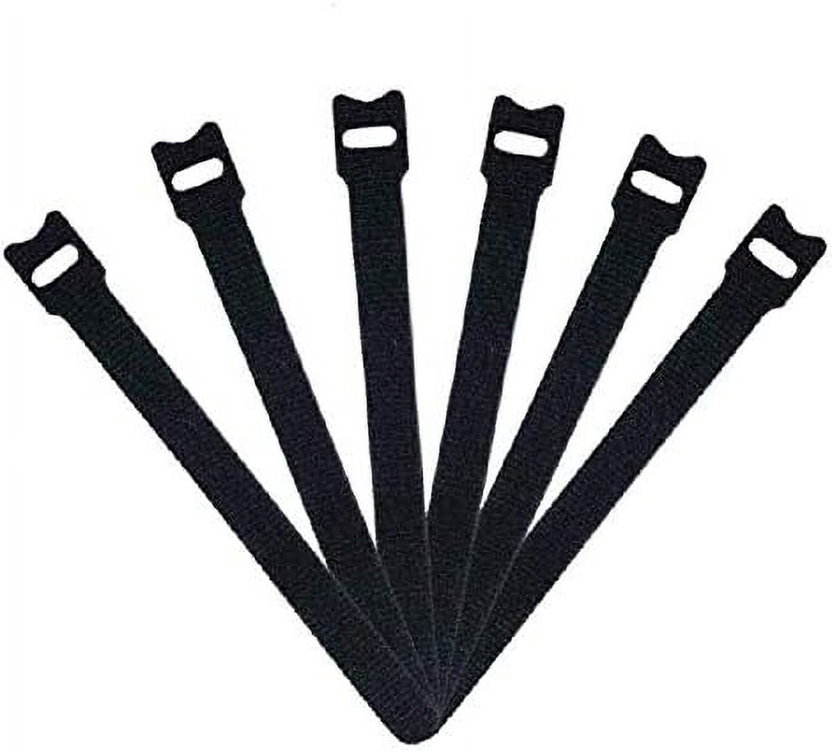 6 Inch Reusable Fastening Cable Ties Microfiber Hook And Loop Cord ...