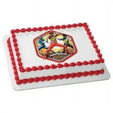 6 Inch Round - Power Rangers - Edible Cake or Cupcake Topper - Walmart.com