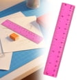 6 Inch Rulers, 1 Pack Colored Clear Rulers, Centimeters and Inches ...