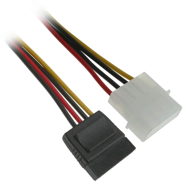 6 Inch Serial ATA SATA Power Cable By FireFold - Walmart Business Supplies
