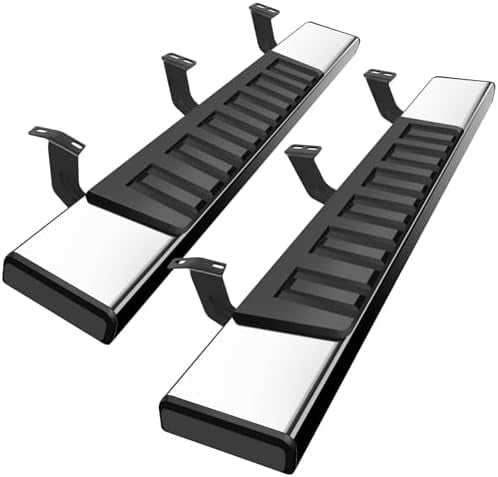 6 Inch Side Steps Running Boards Steps Bar Compatible with 2005-2023 ...