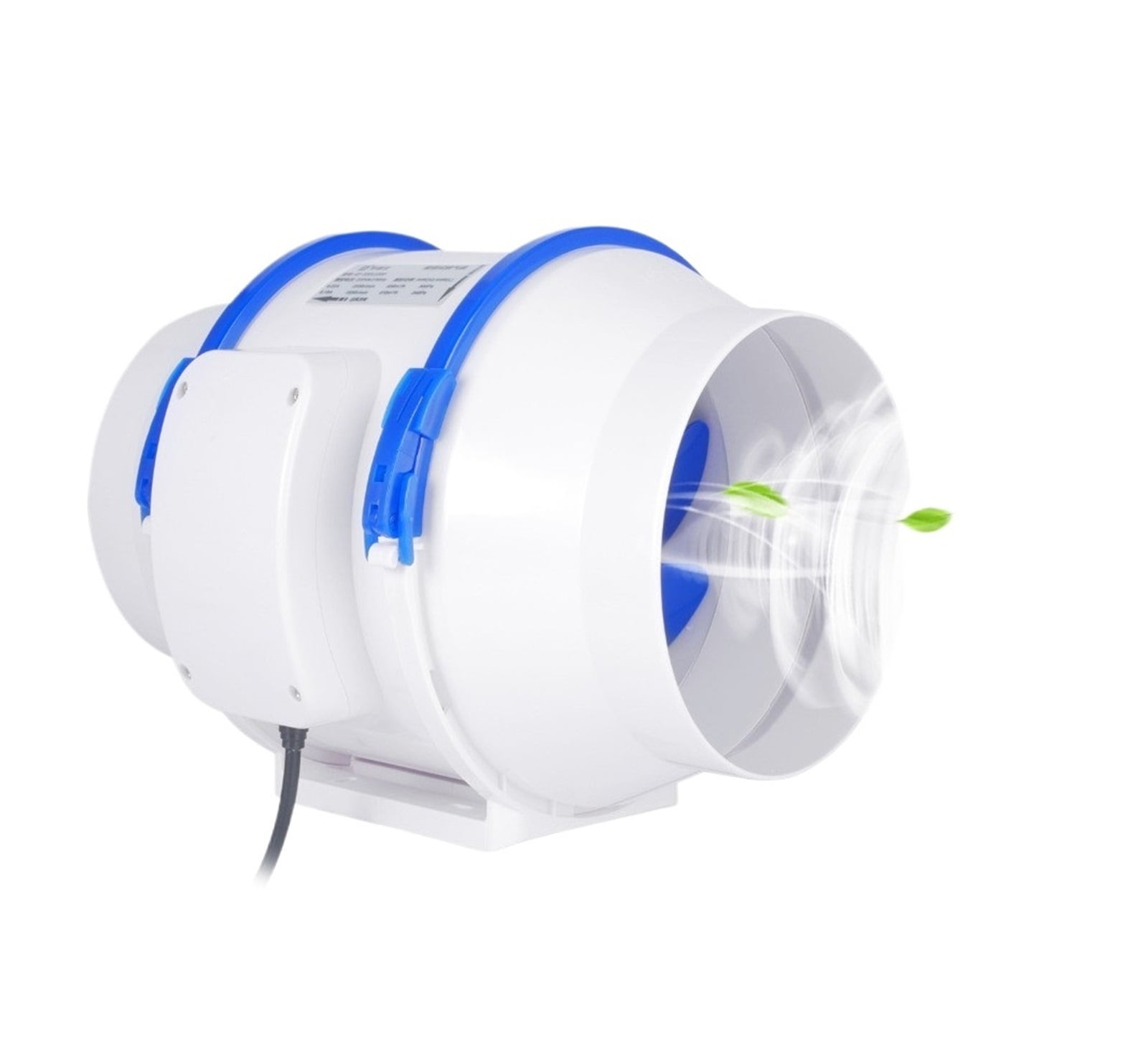 6 Inch Silent Inline Duct Fan Strong Power Ventilation System For ...