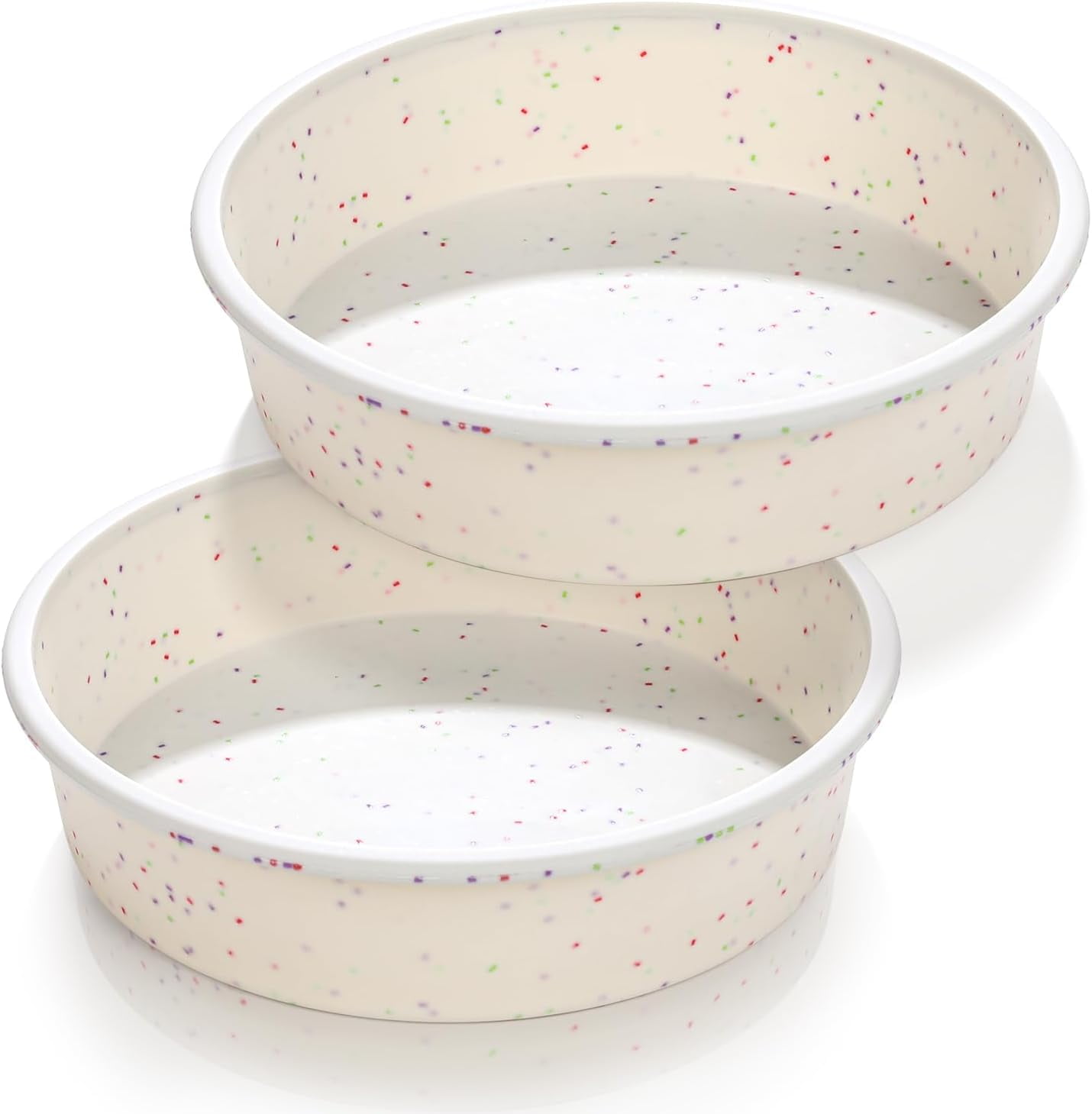 6 Inch Silicone Round Cake Pan with Metal Reinforced Frame Set of 2 ...