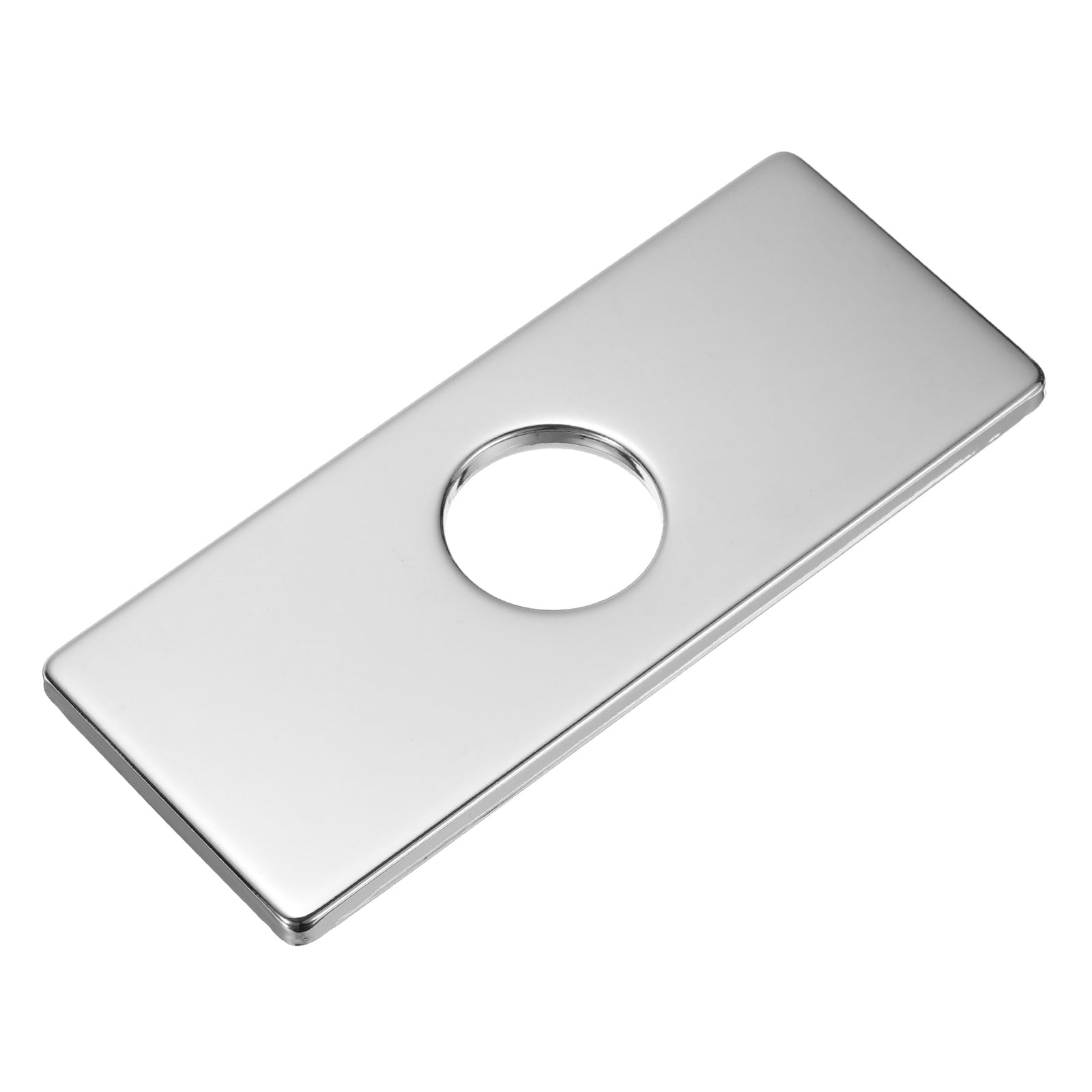 6 Inch Sink Faucet Hole Cover, Stainless Steel Square Deck Plate Faucet ...