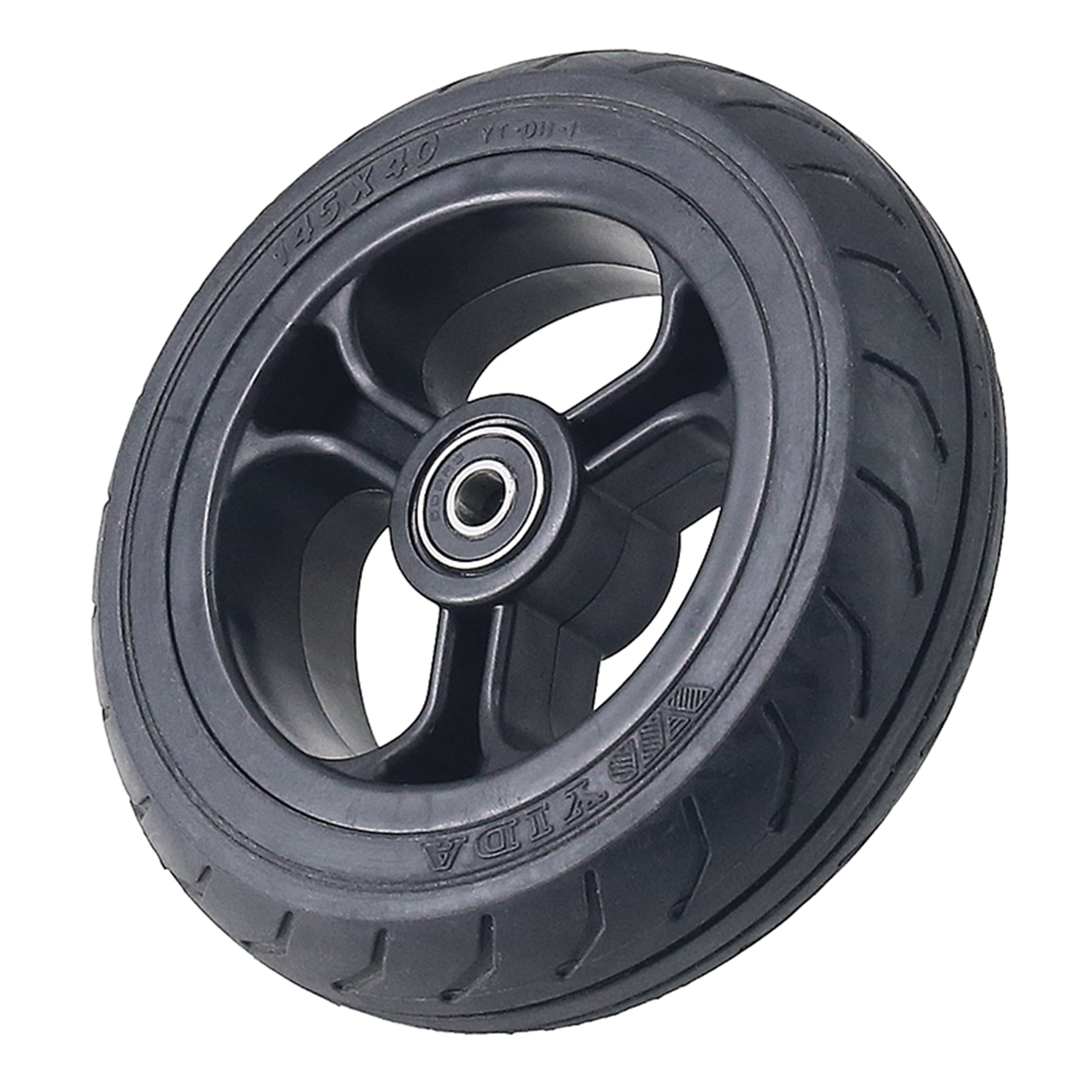 6 Inch Solid Tyres Tires With Plastic Hub 145x40 Airless Wheel For ...