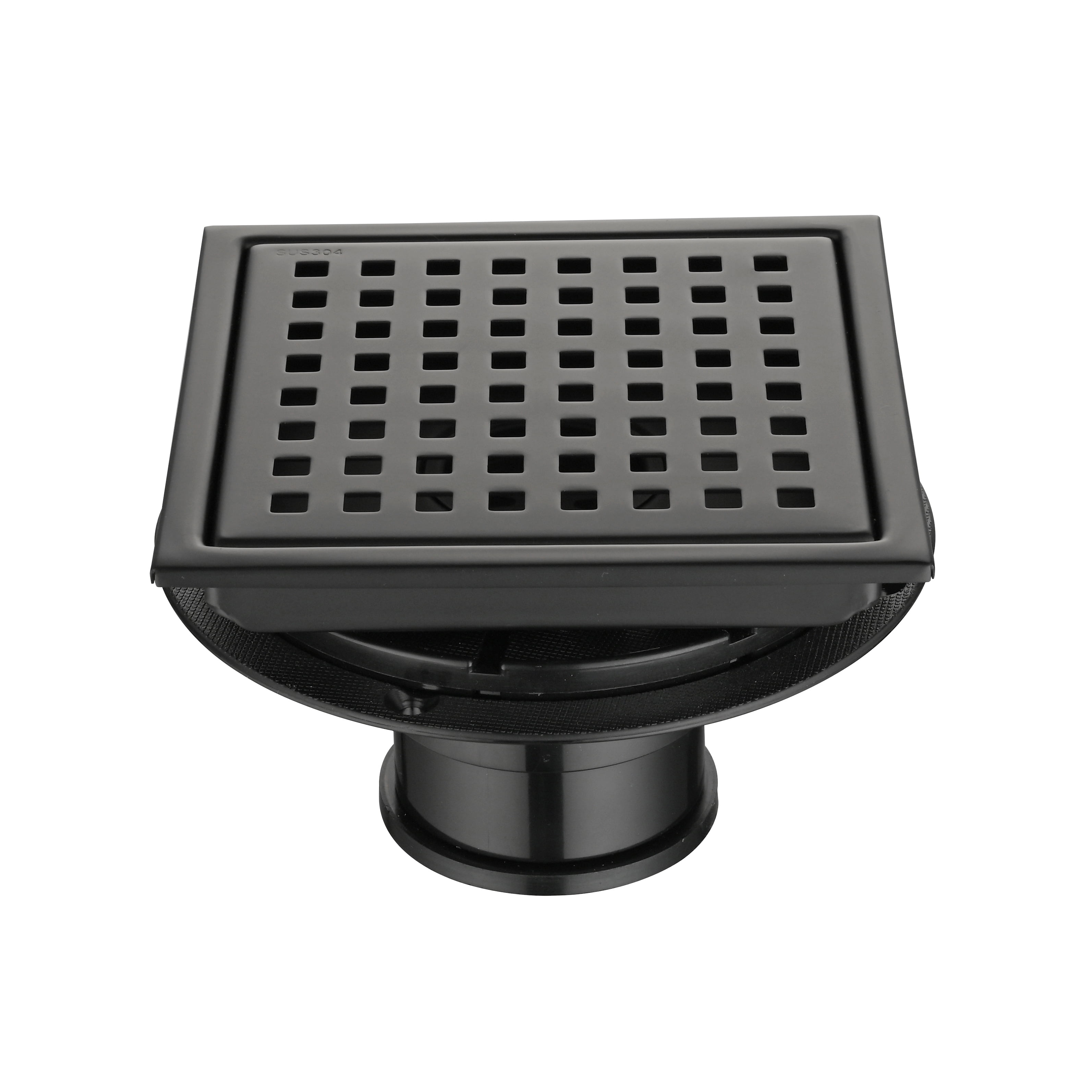 6 Inch Square Shower Floor Drain Square Shower Floor Drain with Flange ...