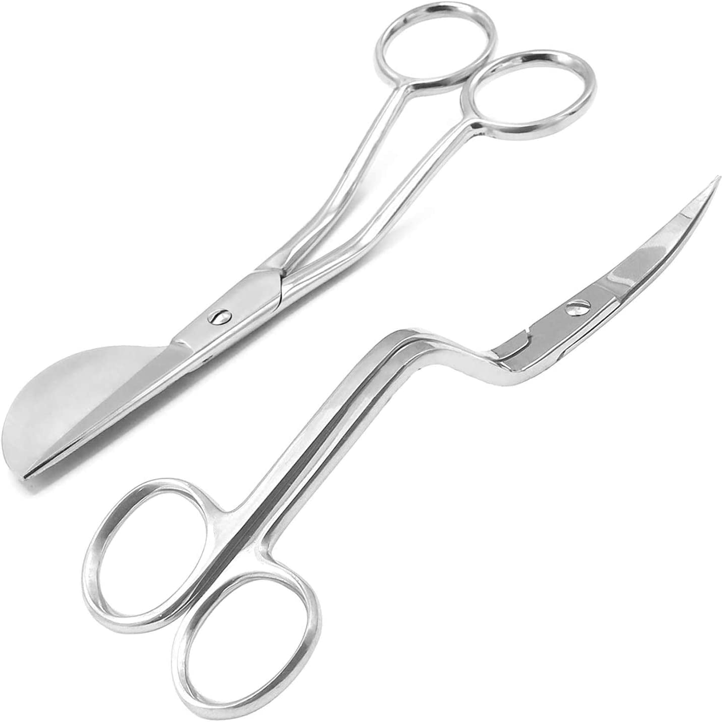 6 Inch Stainless Steel Applique Duckbill Scissors Blade with offset ...
