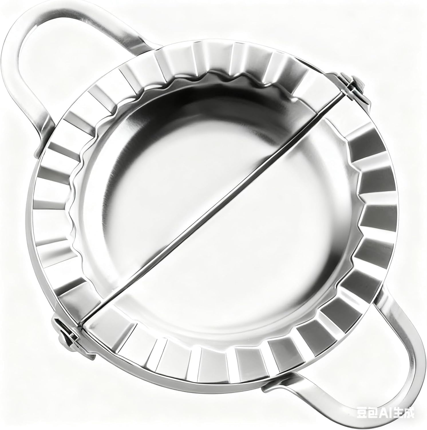 6-Inch Stainless Steel Empanada Press & Dumpling Maker – 2-in-1 Dough ...