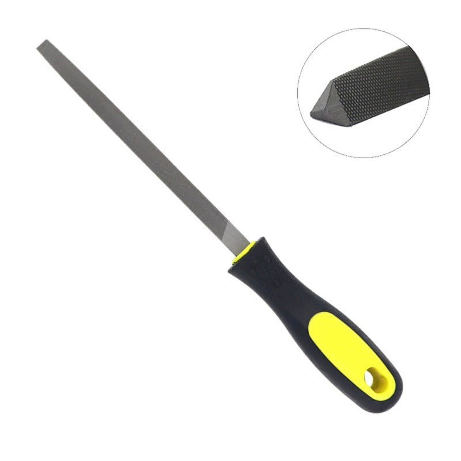 6 Inch Steel File Metal Craft Carving Medium-Toothed Woodworking File ...