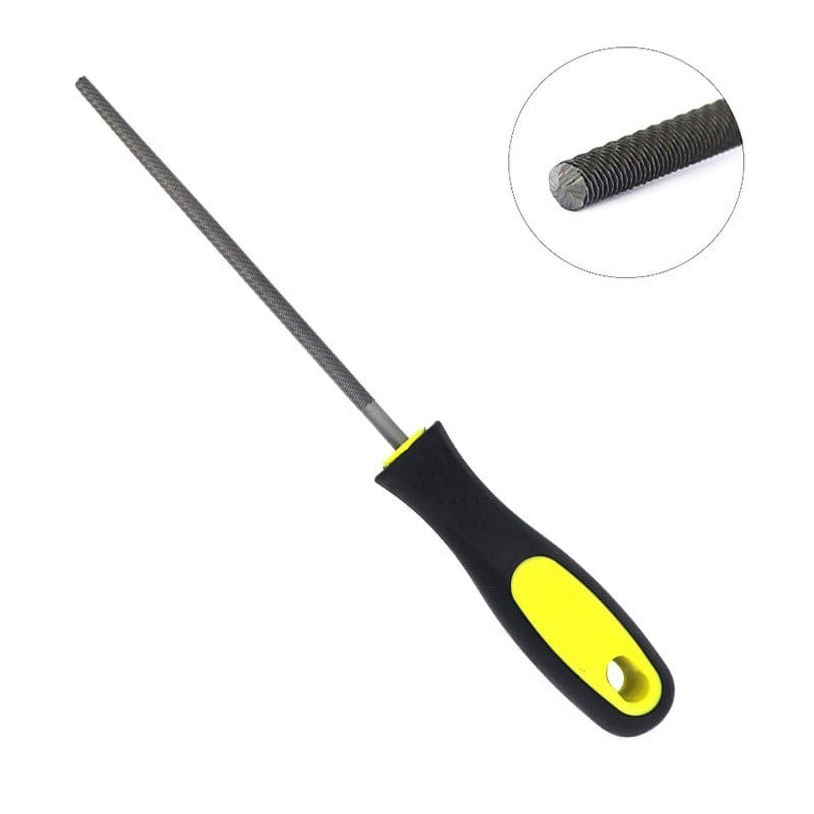 6 Inch Steel File Metal Craft Carving Medium-Toothed Woodworking File ...