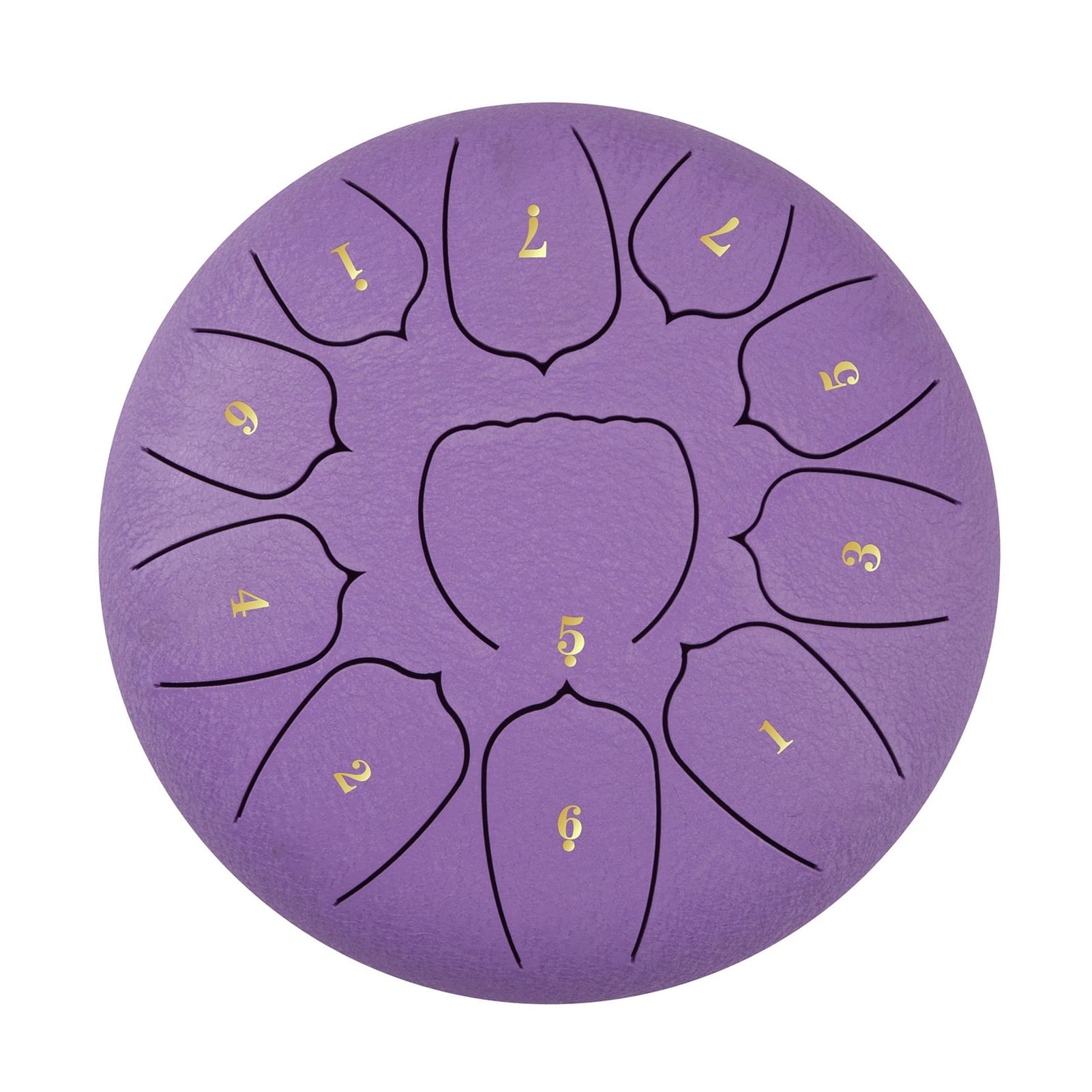 6-Inch Steel Tongue Drum - 11-Note Handpan Drum with Mallet and Finger ...