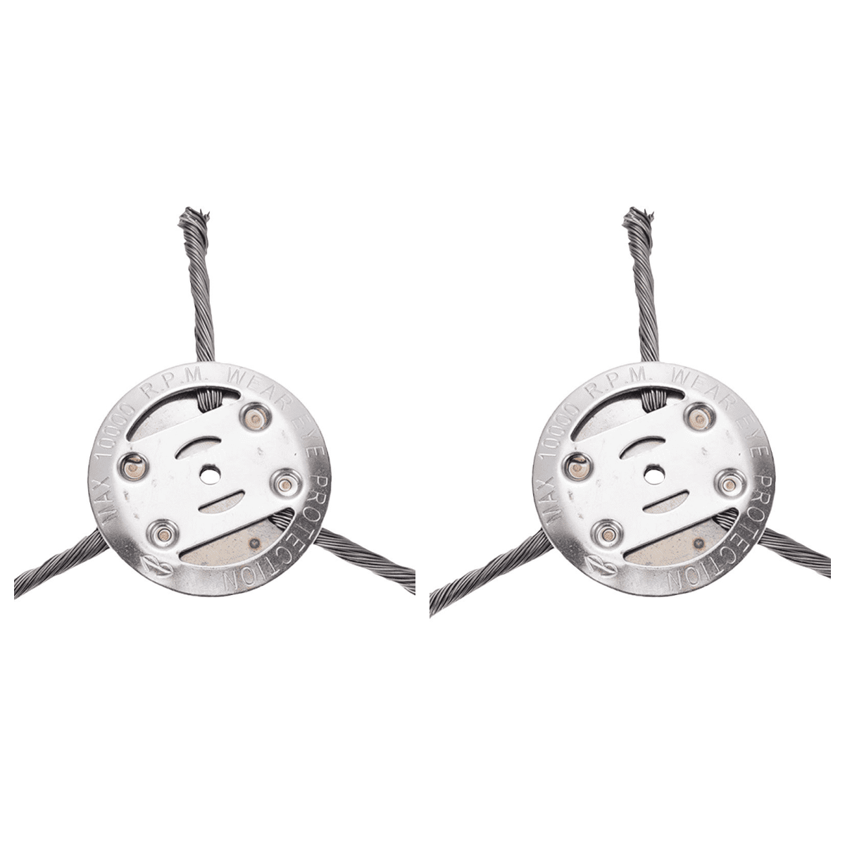 6 Inch Steel Wire Weed Brush Cutter Trimmer Head,Steel Wire Grass Head,New String Replacement ...