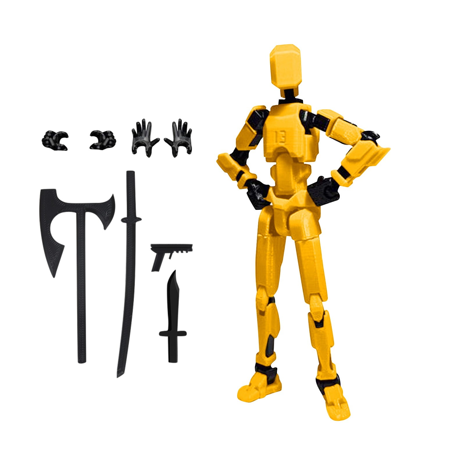 6 Inch T13 Robot Action Figure,Robot Movable Action Figure, 3D Printed ...