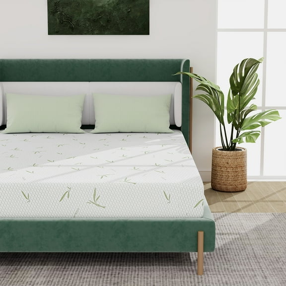 Leovanni 8" Gel Memory Foam Mattress, California King Size - 2-Layer ...