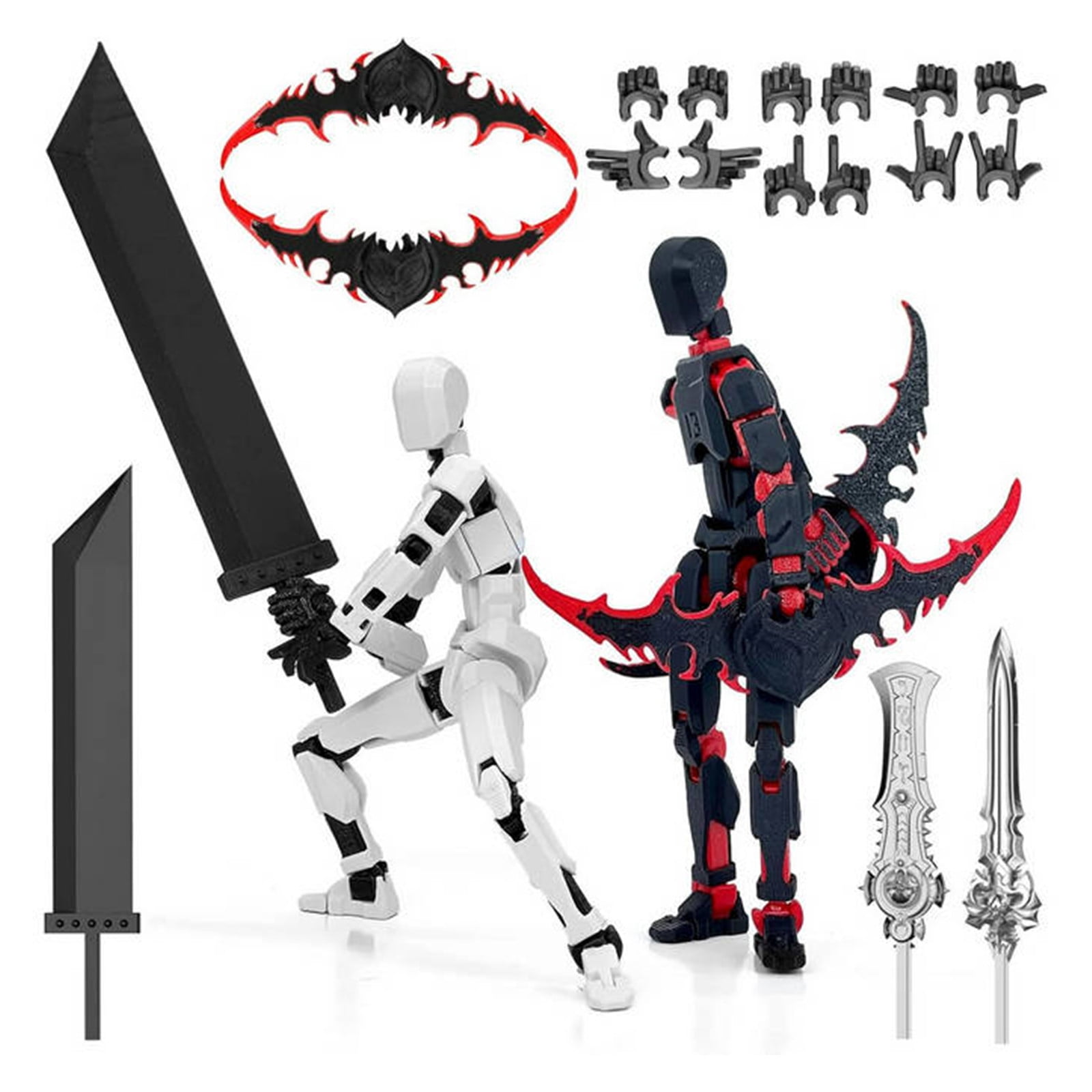 6 Inch Titan 13 3D Printed Movable Toy,3D Printed Figure Set, Dummy ...