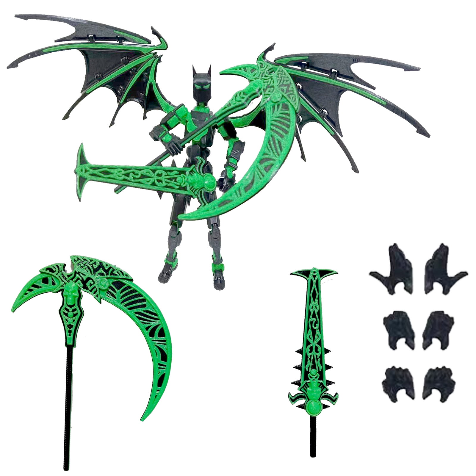 6 Inch Titan 13 3D Printed Movable Toy,Articulated Full Body Mechanical ...