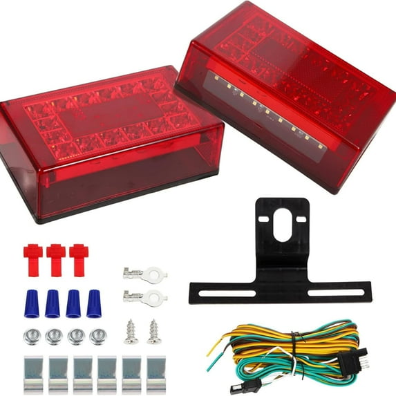 6 Inch Trailer Lights LED Kit, Submersible LED Boat Trailer Lights ...