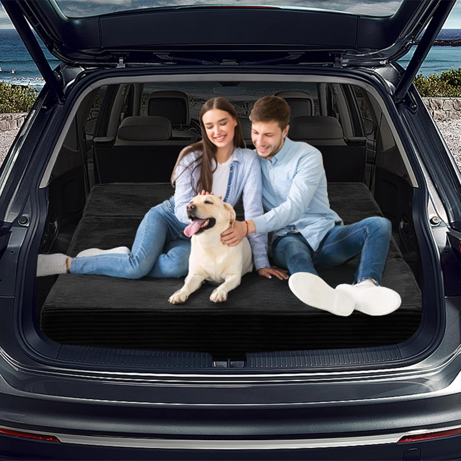 6-Inch Tri-Fold Mattress Full Size - Foldable Futon Sofa Bed with ...