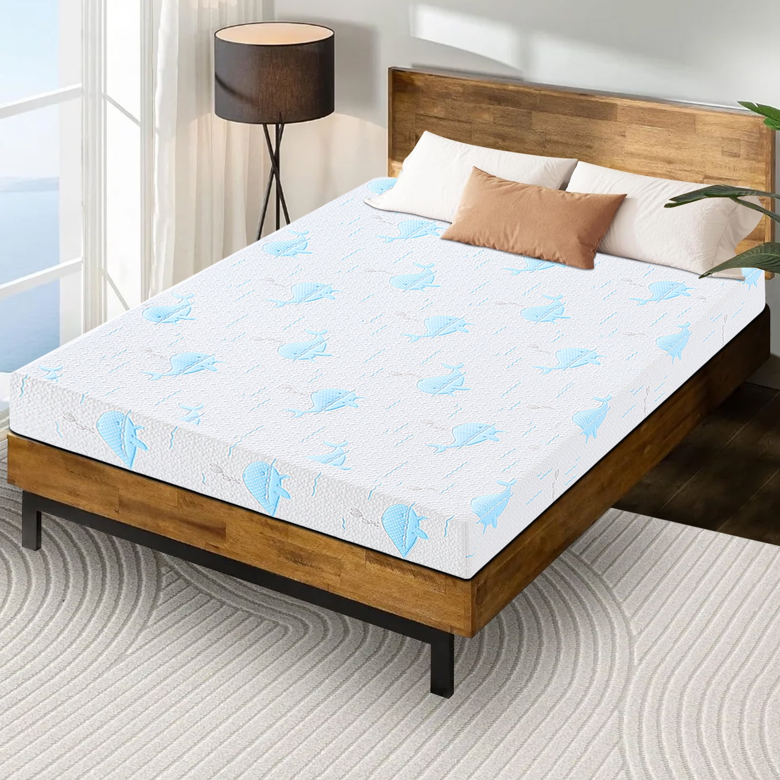 BMMB, 6 Inch Twin Mattress for Kids, Removable Washable Cover, Cooling ...