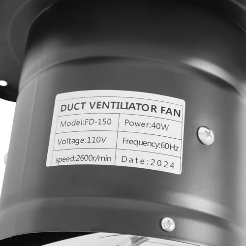 6 Inch Ventilation Extractor Industrial Axial Exhaust Commercial Air ...