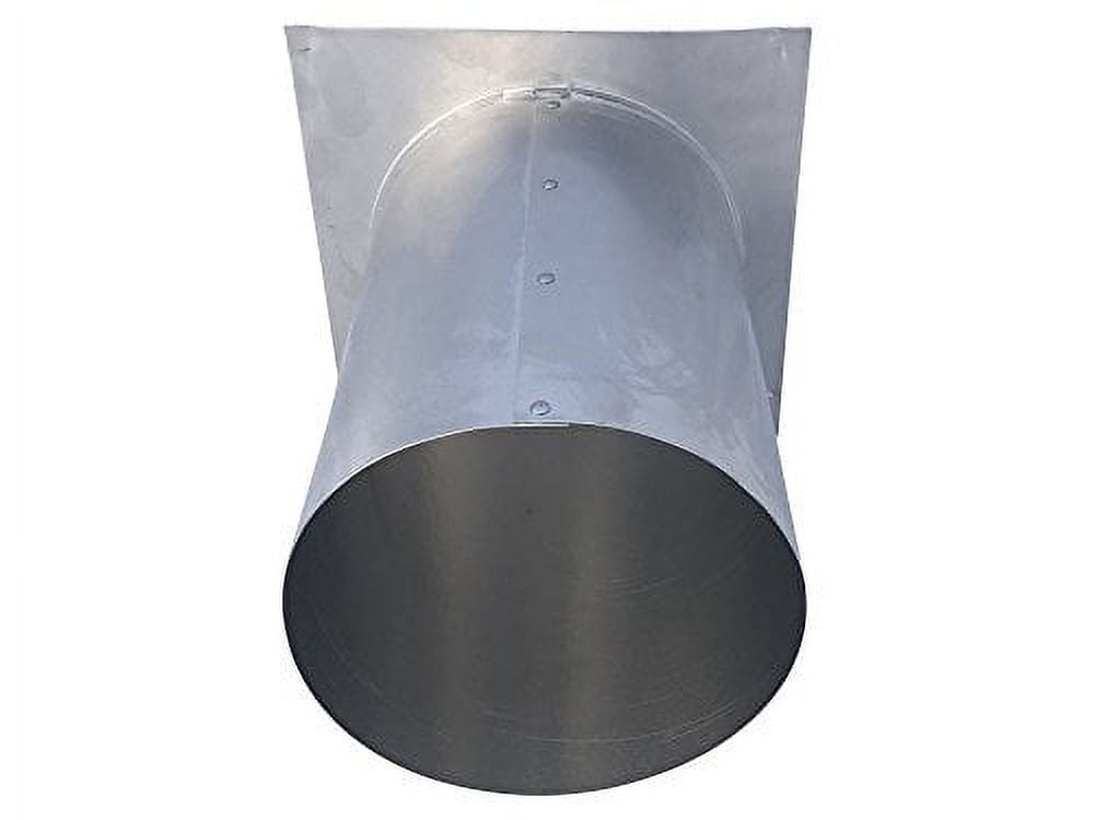 6 Inch Wall Vent Cap - Aluminum with Damper & Screen - Heavy Duty ...