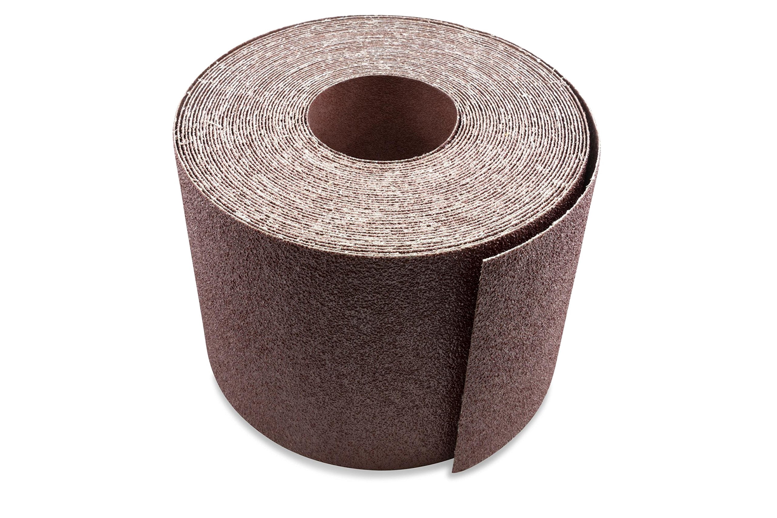 6 Inch Wide 50 Feet 120 Grit Cloth Backed Drum Sander Roll, Wood ...