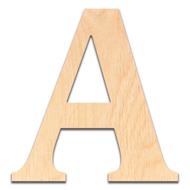 Crafts Central Pine Wood Beveled Wooden Alphabet Letters for Arts ...