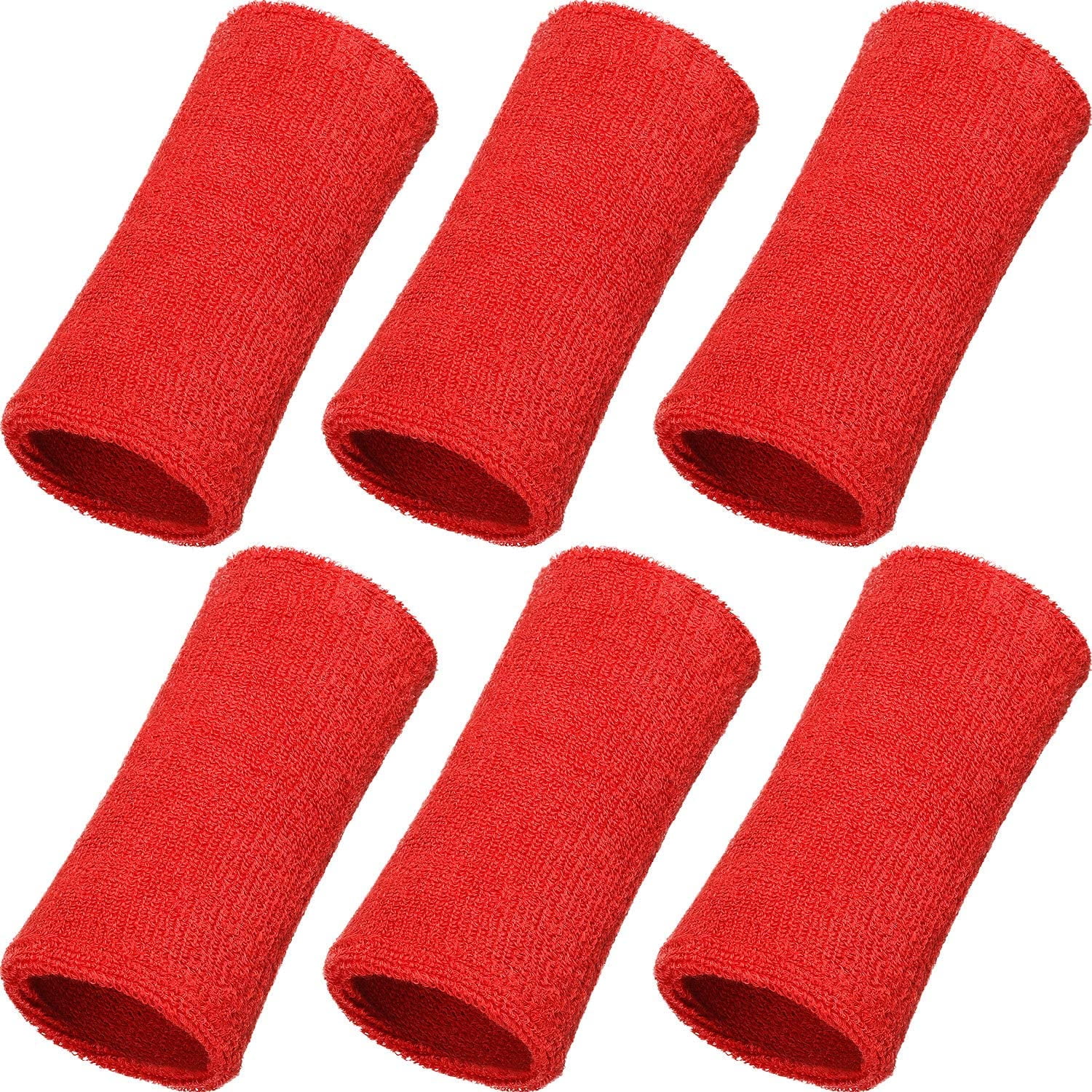 6 Inch Wrist Sweatband Sport Wristbands Elastic Athletic Wrist Bands ...