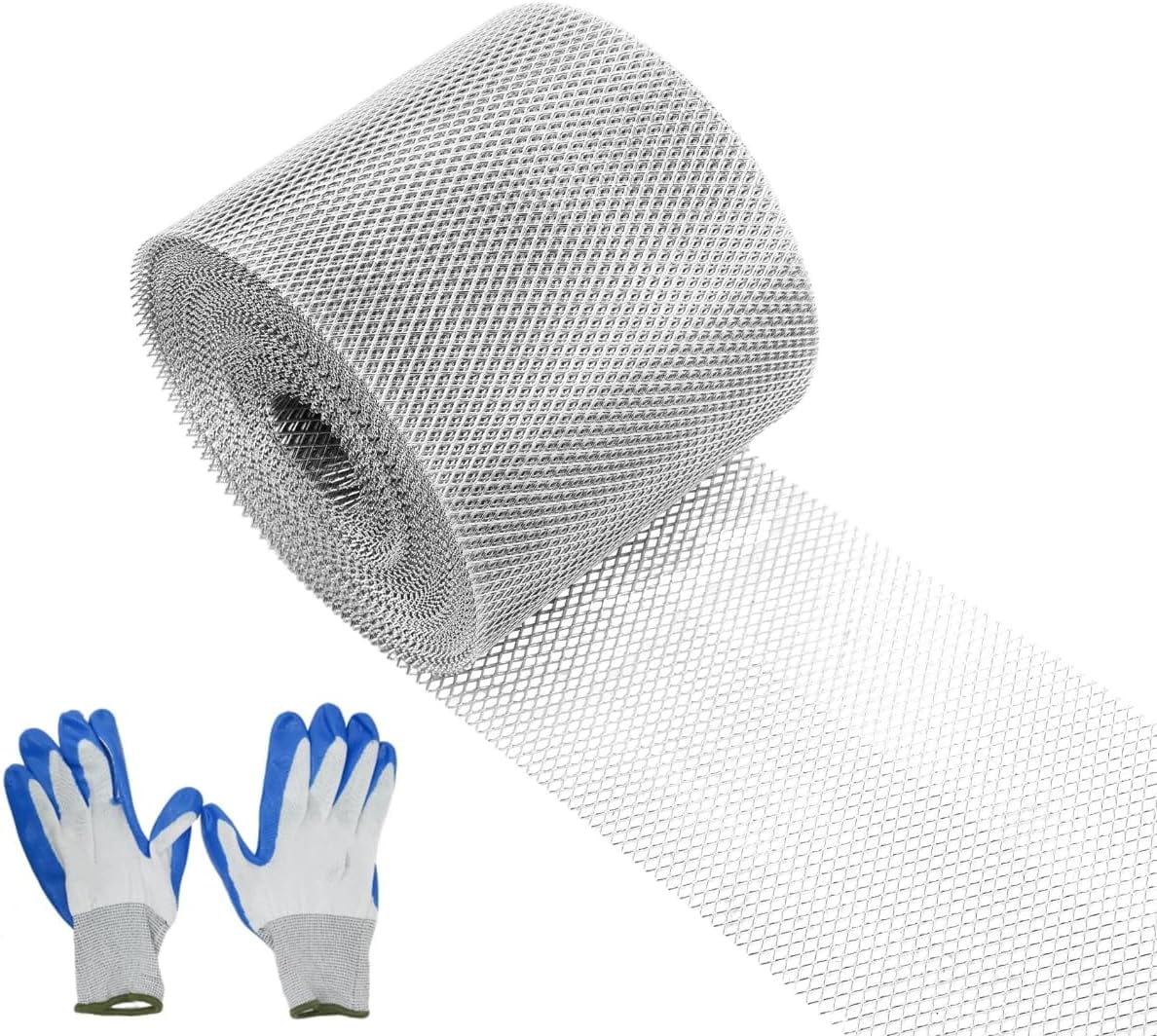 6 Inch x 100 Ft Gutter Guard Mesh Roll Aluminium Gutter Guard Mesh ...