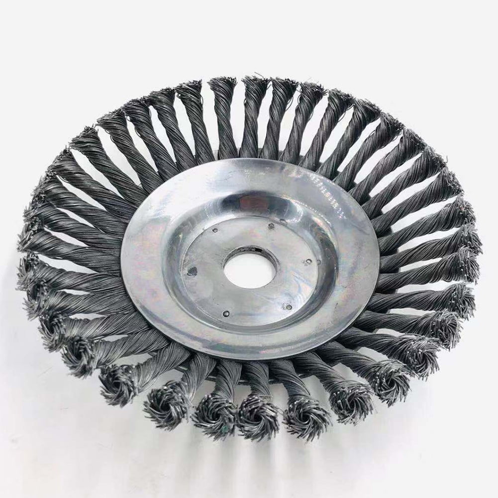 6 Inches Bowl Typ Twisted Wire Steel Wire Weeding Brush - Walmart.com