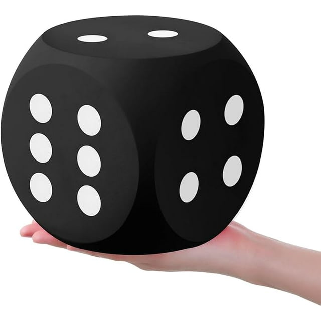 6 Inches Foam Dice Fun Filled Large Educational Toy Kawaii Giant Dice ...