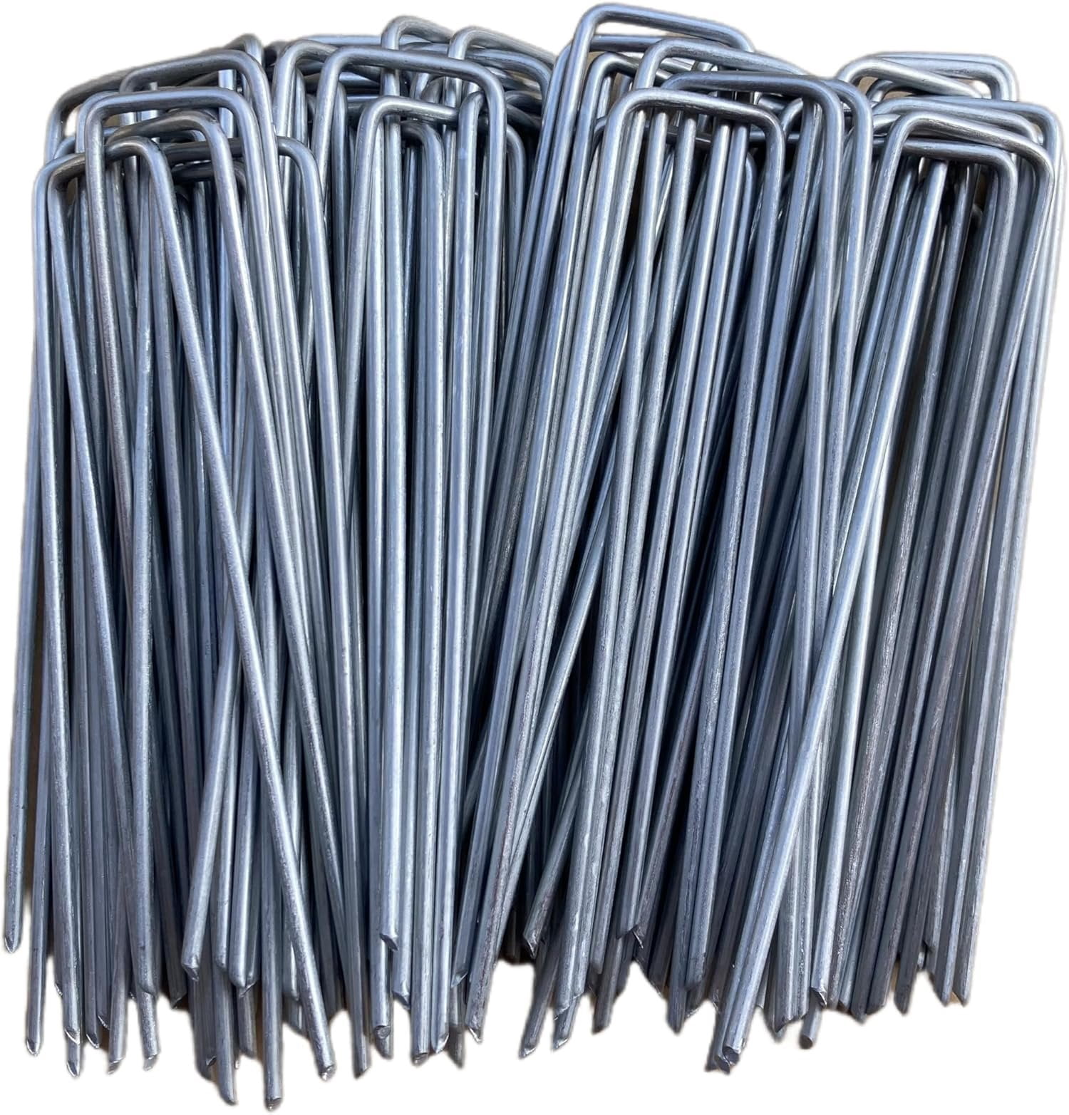 6 Inches Heavy Duty Galvanized Steel Garden Stakes Securing Pegs for ...