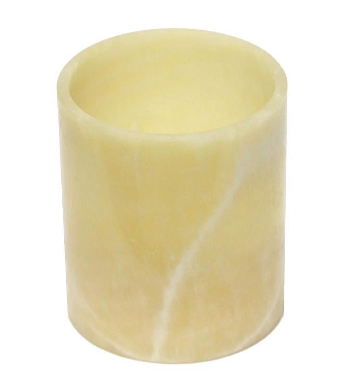 6 Inches Natural stone Battery Operated LED Candle - Walmart.com