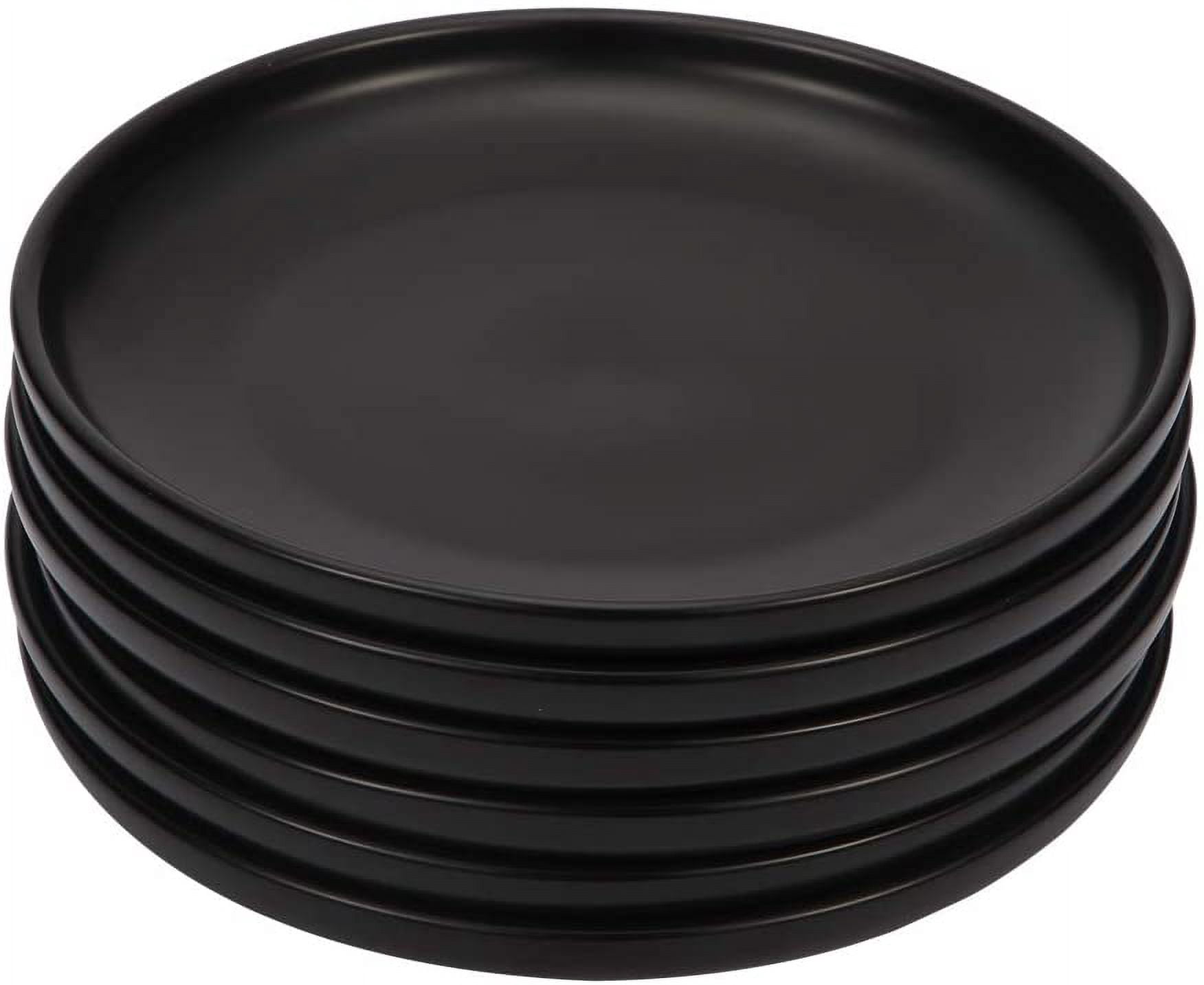 6 Inches Small Appetizer Plates Matte Porcelain, Elegant Mini Size ...