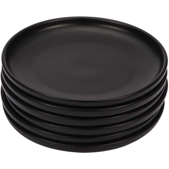 6 Inches Small Appetizer Plates Matte Porcelain, Elegant Mini Size ...