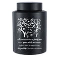 DAIFFUNE, Small Urn for Human Ashes, 6 Inches, Black Stainless Steel ...