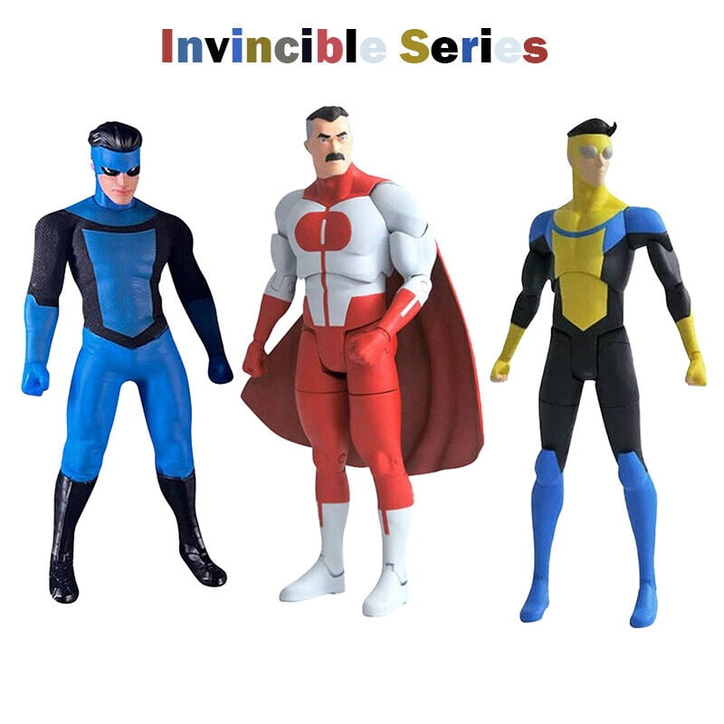 6'' Invincible Omni-Man Eve and Robot Invincible Series Action Figure ...