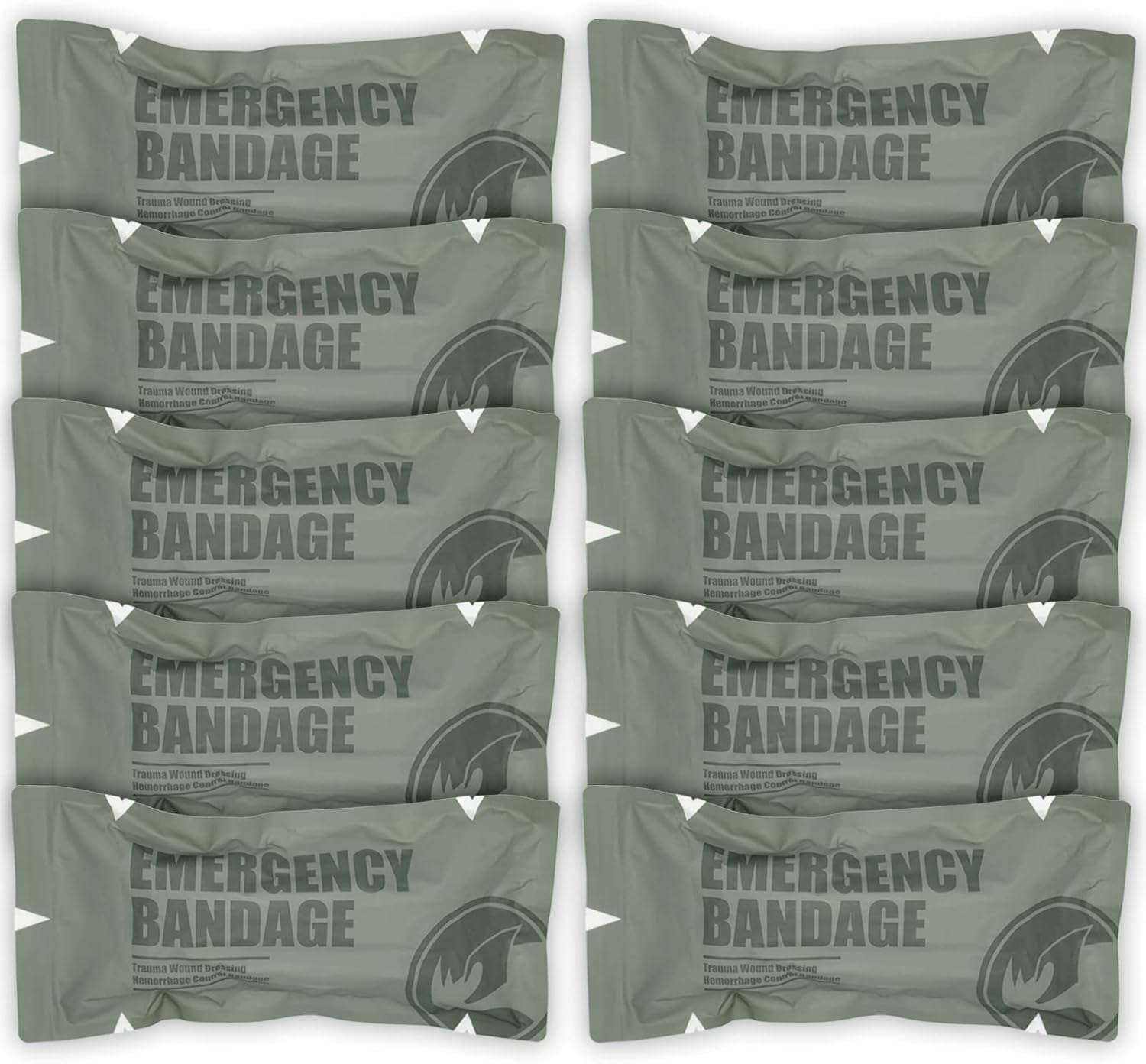 6" Emergency Bandage, Compression Trauma Wound Dressing, Medical ...