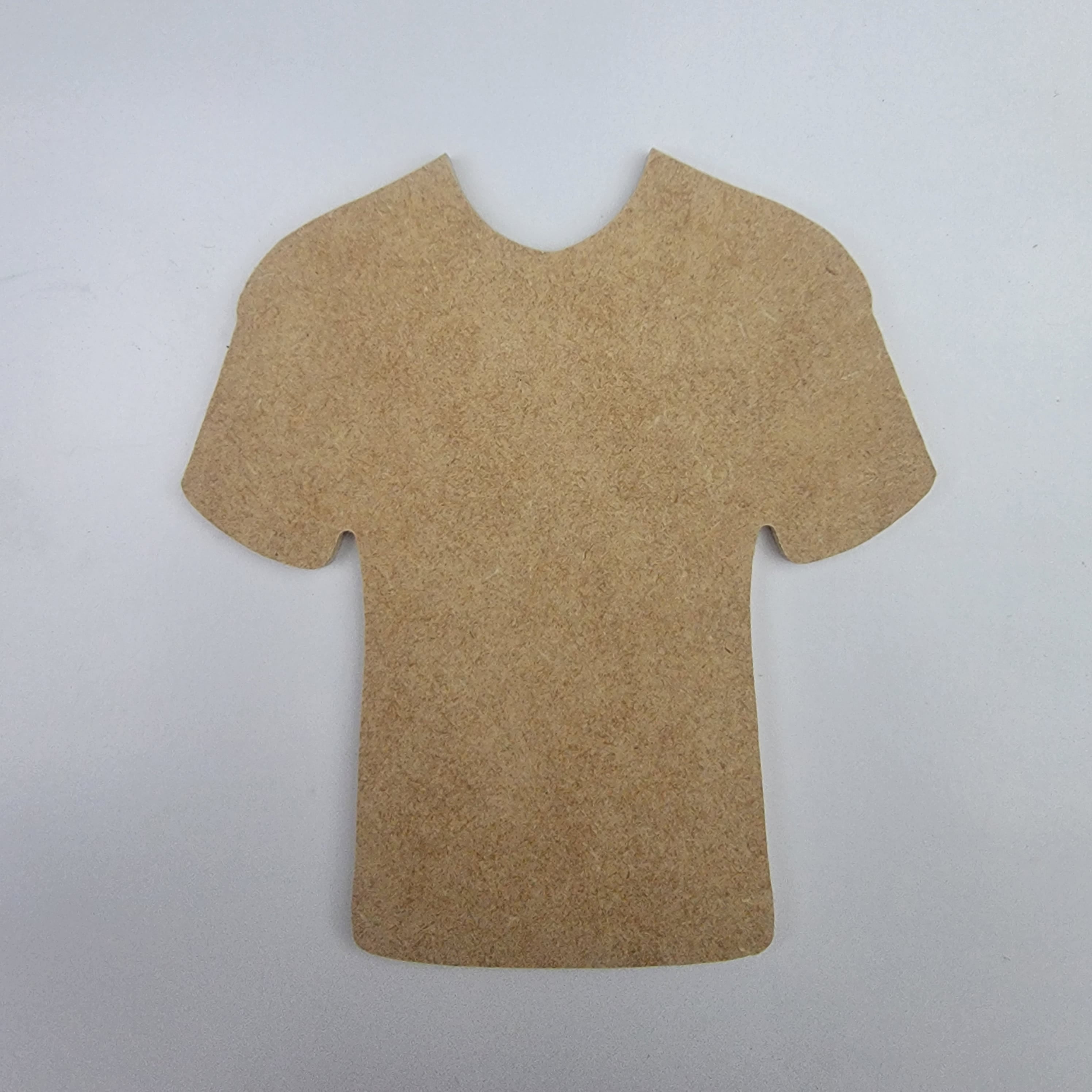 6" Jersey Shirt, Unfinished MDF Art Shape by Wooden Craft Cutouts, 1-8 ...