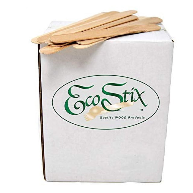 "Walmart 6"" Large Flat Wooden Jumbo Craft Sticks - Long Bulk Pack of 1 ...