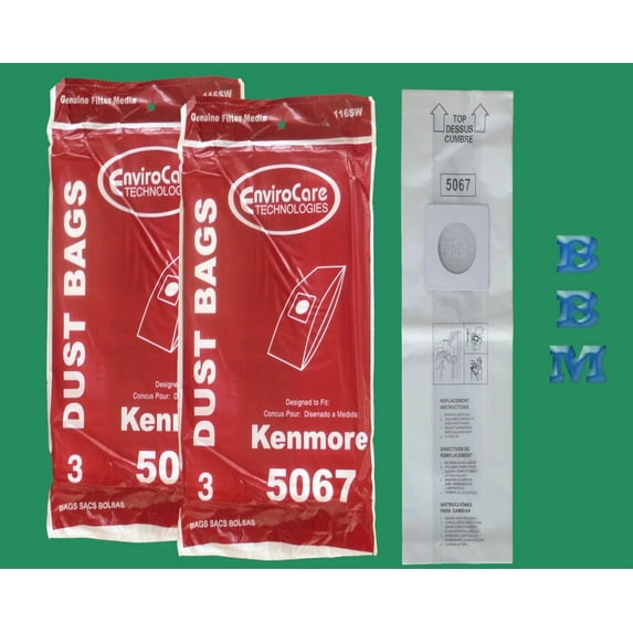 6 Kenmore Sears Vac 5067 5067-8 20-5067 Type X Upright Vacuum Cleaner ...