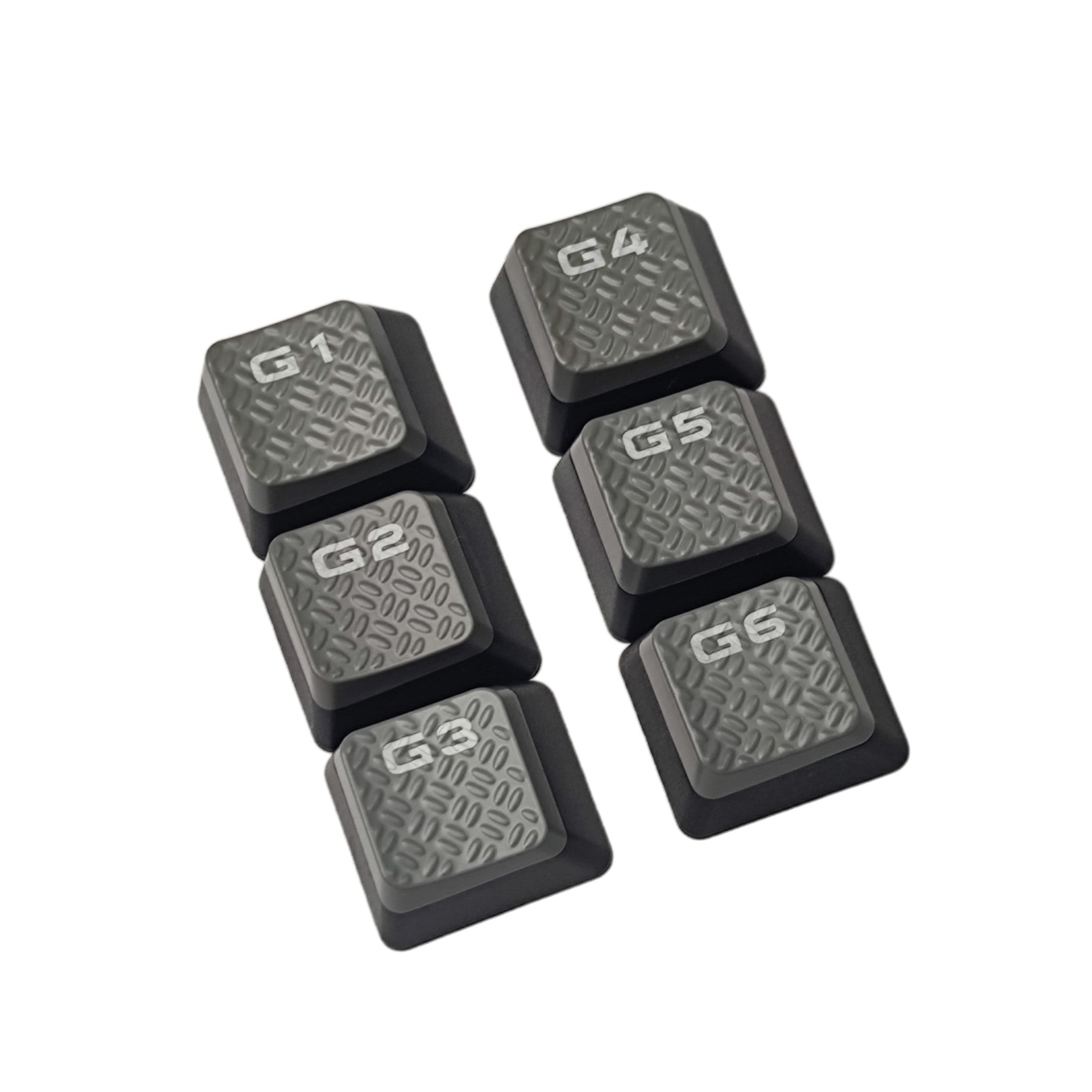 6 Key G1/2/3/4/5/6 Non-slip Texture Key Caps ABS Backlit Keycaps for ...