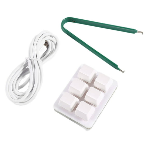 6 Key Keypad USB Small Keyboard with Customizable Macros Small Game ...