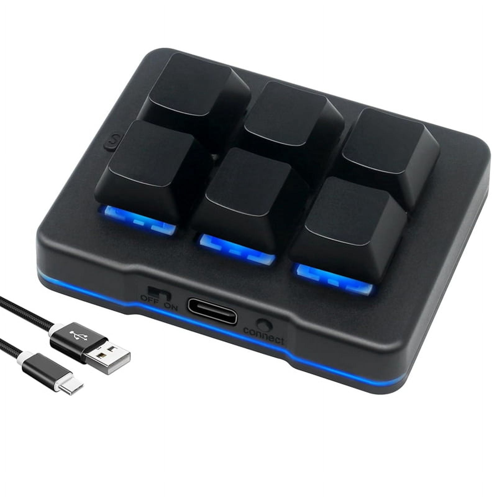 6 Key Mini Keypad Wireless Usb Gaming Keyboard Macro Customized Programmable Osu Keyboard For
