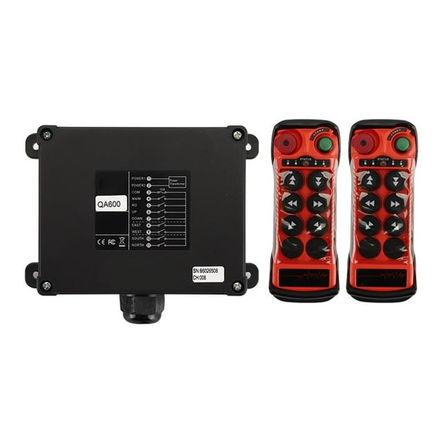 6 Keys Single Speed Industrial Wireless Radio Crane Remote Control ...