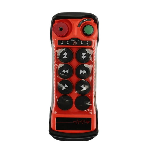 6 Keys Single Speed Industrial Wireless Radio Crane Remote Control ...